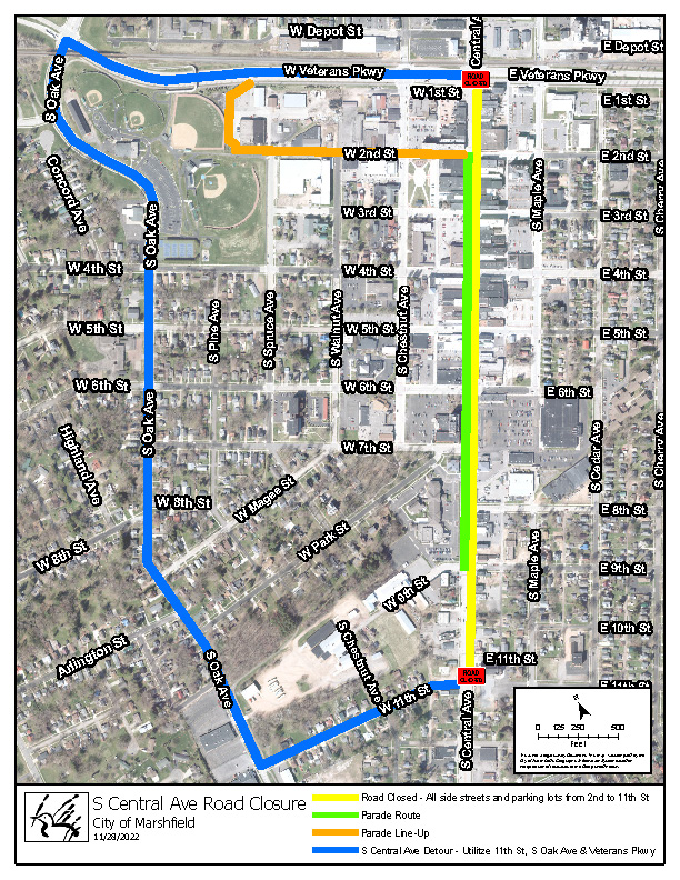 Marshfield Streets to be Closed During Holiday Parade on Thursday ...